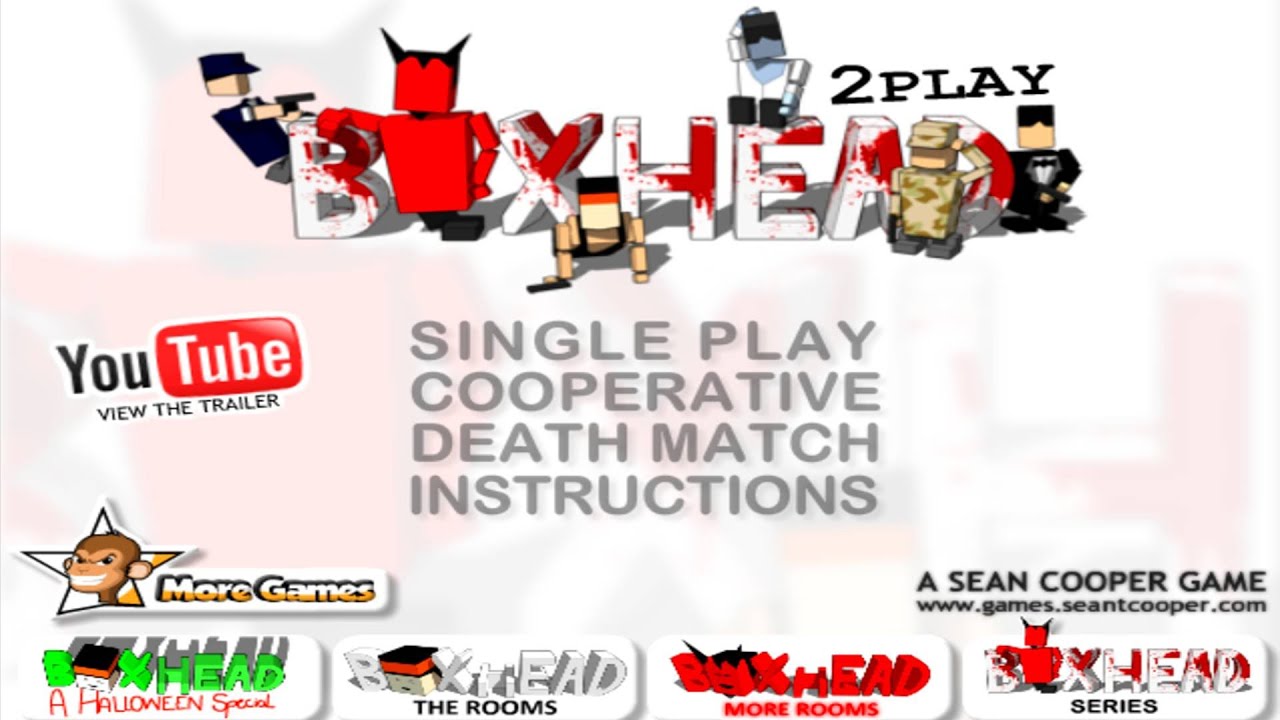 Boxhead 2Play Y8 Flash Game (No Commentary) - YouTube