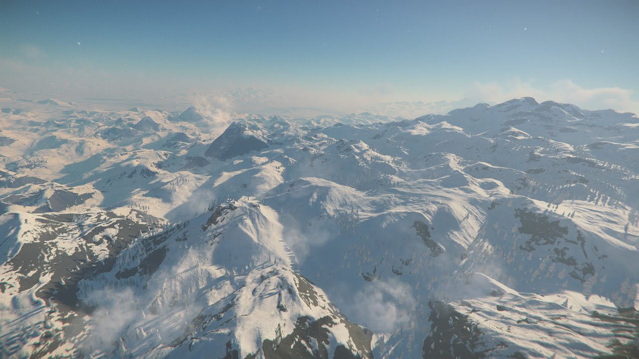 Panorama terrestre de Microtech. Star Citizen 3.17 In-game footage ...