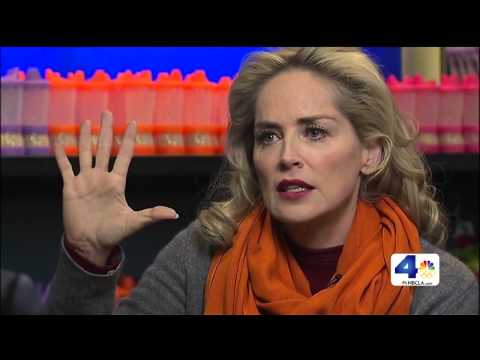 Sharon Stone talks about ABLA's inititave to provide Health Coverage (Short Version)