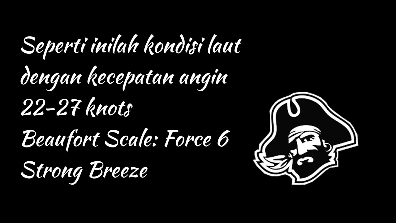 Kondisi visual laut dengan kecepatan angin 22-27 knots | Beaufort ...
