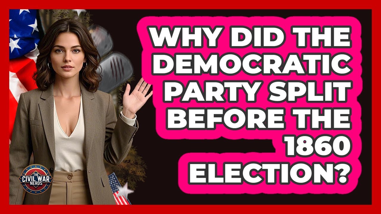 Why Did The Democratic Party Split Before The 1860 Election? - The ...