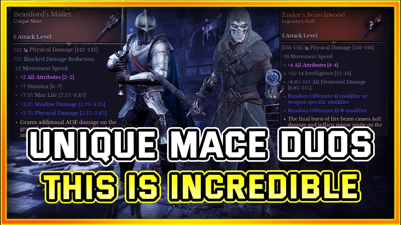The Unique Mace is Completely Insane | Duos PvP Dungeonborne - YouTube