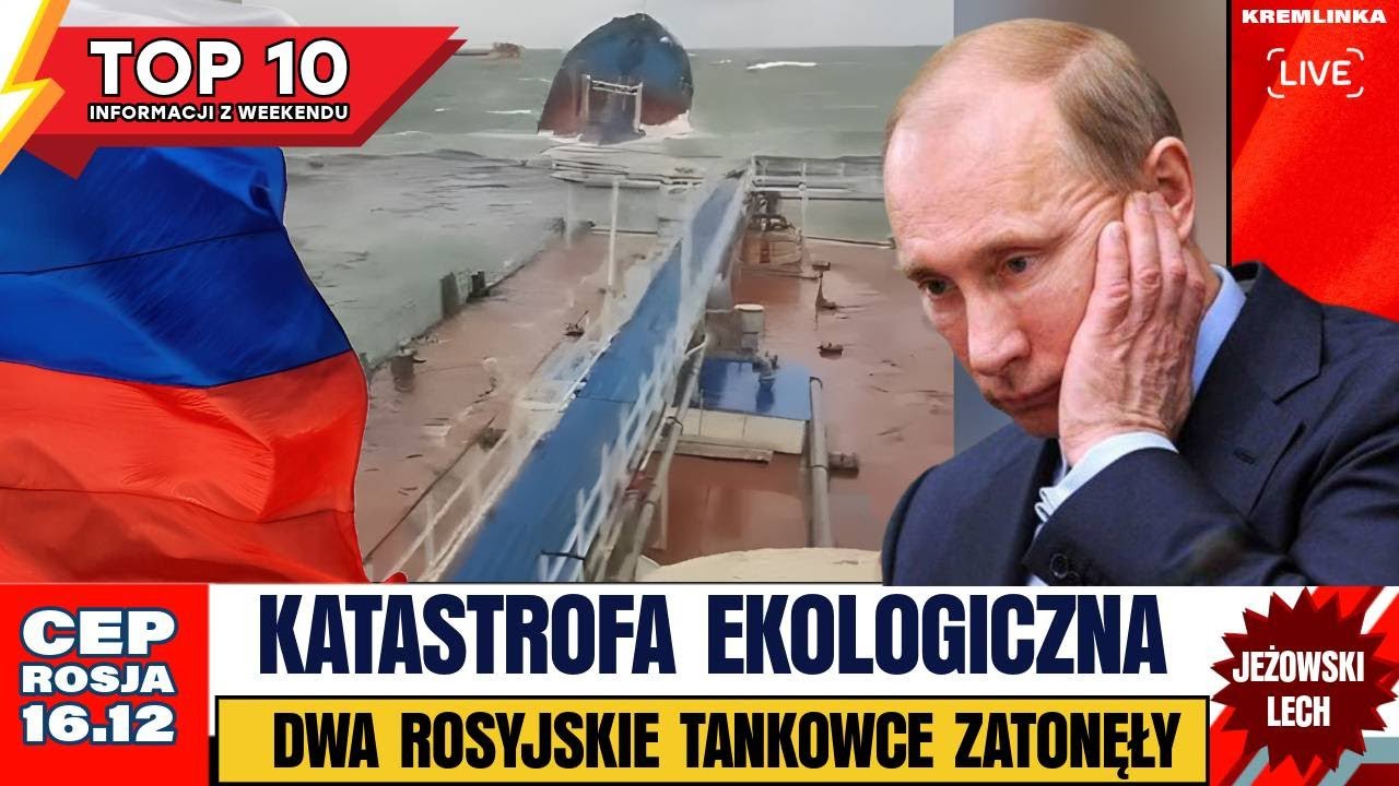 CEP ROSJA - BHP po rosyjsku. Tankowce rzeczne na burzliwym morzu ...