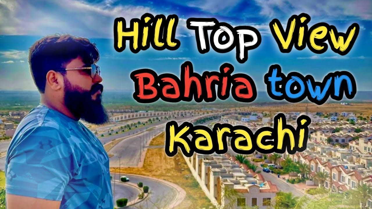 Hill Top view //Bahria Town Karachi//Murreeview - YouTube