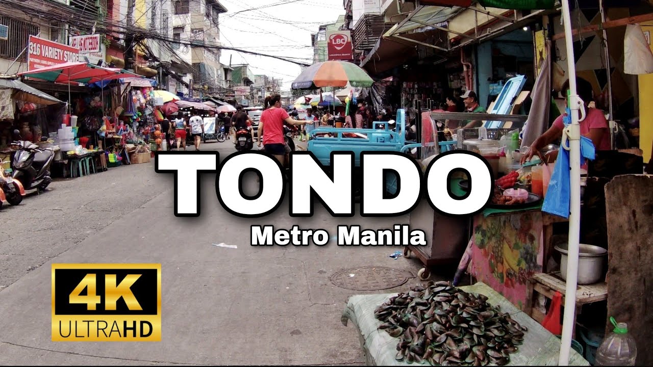 Tondo,manila[4k] walking tour - YouTube