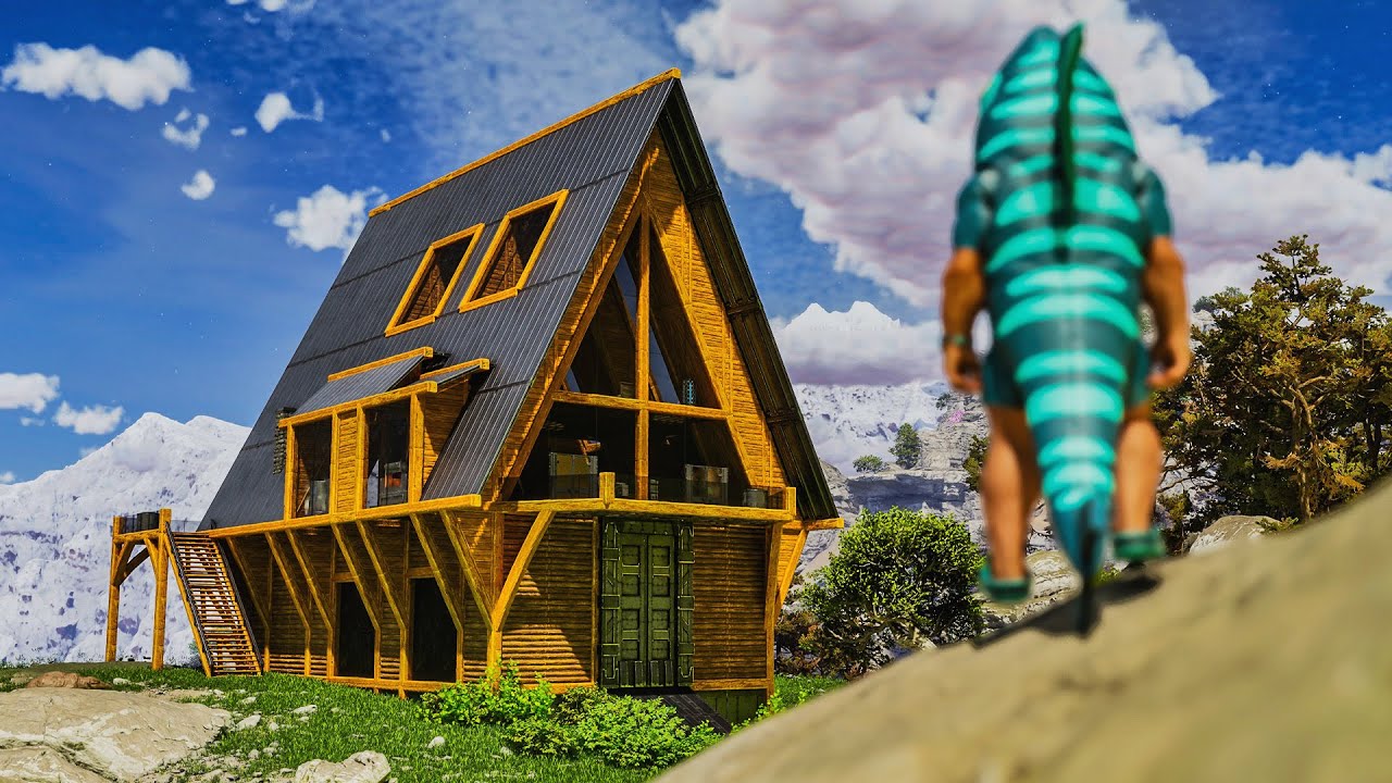 ASR A-Frame Cabin | Build Tutorial | ARK: Survival Ascended - YouTube