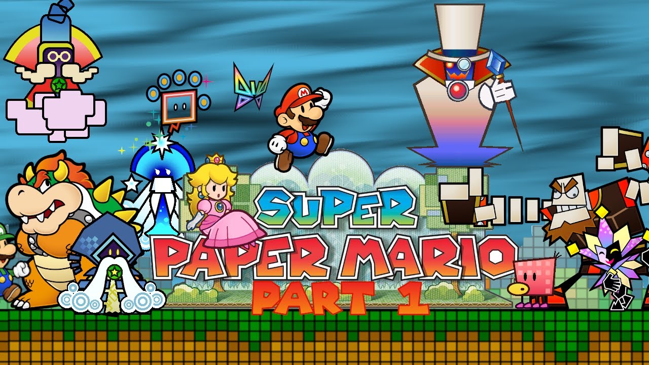 Super Paper Mario Play Through - Part 1 - YouTube
