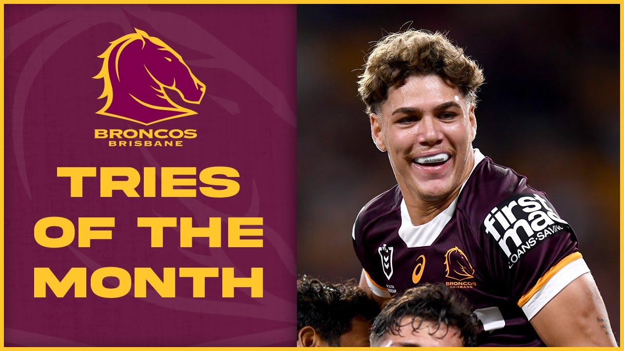 Brisbane Broncos Top Tries of June | Month in Review | NRL - YouTube