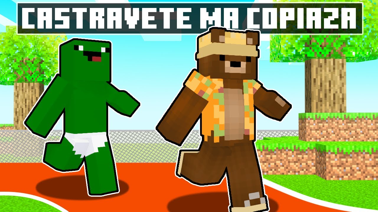 Castravete ma *COPIAZA 24 DE ORE* pe Minecraft! - YouTube