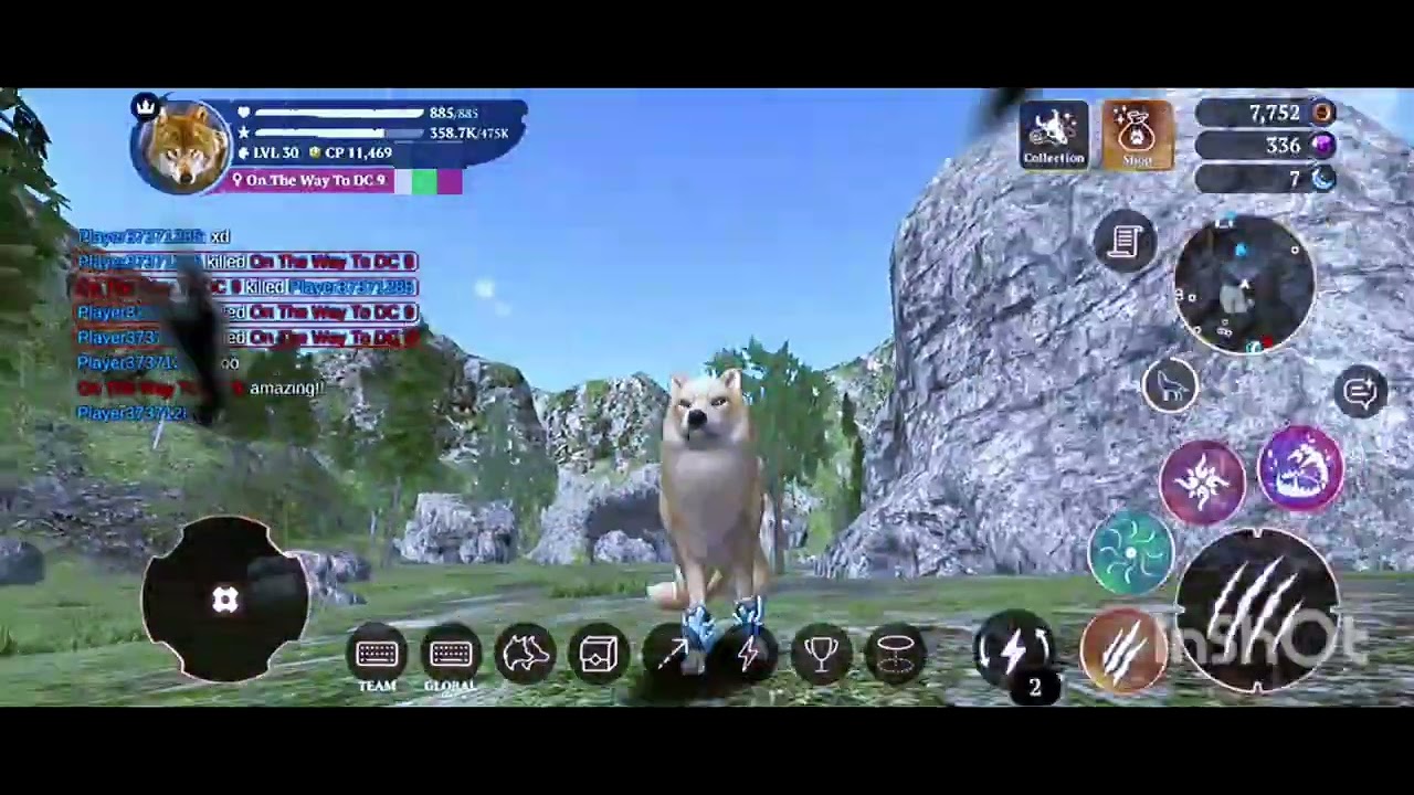1v1 with my friend 🐺💚 || #thewolfonlinesimulator #pvp #gaming - YouTube