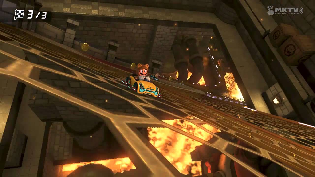 Wii U - Mario Kart 8 -tanuki Jizo mario マリオカート8地蔵マリオ出現 - YouTube