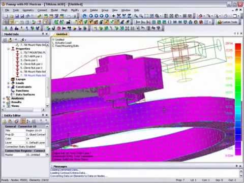 Femap: Assembly Model Analysis - YouTube