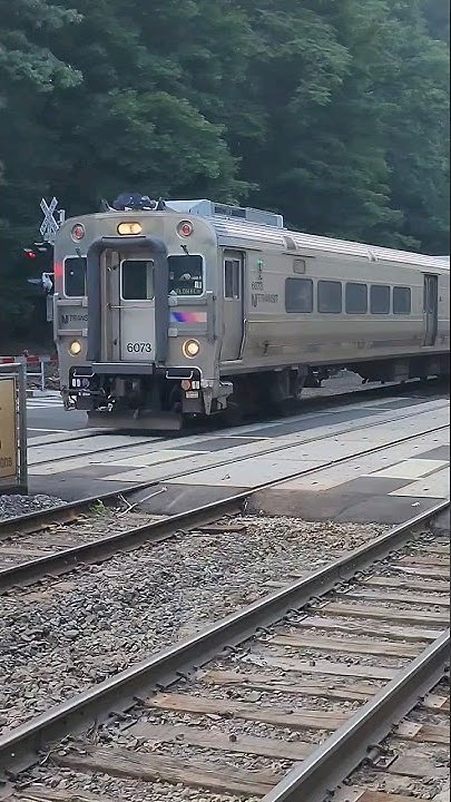 NJT Comet V Cab Car #6073 High Pitched K5LA Horn (Crossing Sequence) - YouTube