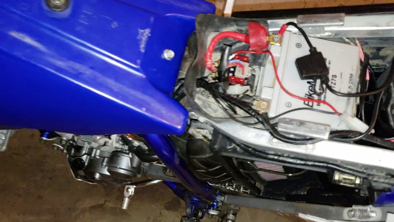 2005 yamaha wr450f will not start - YouTube