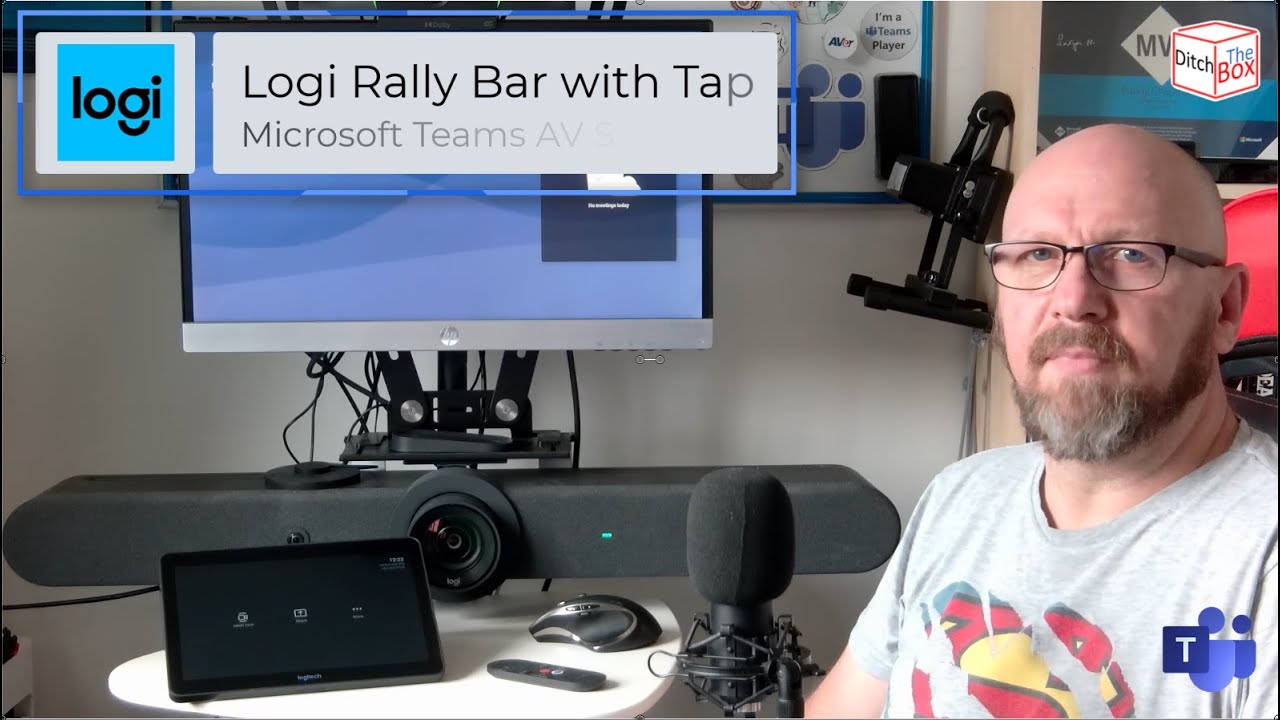 Ditch the box - Logi Rally Bar Microsoft Teams Room with Tap Console ...