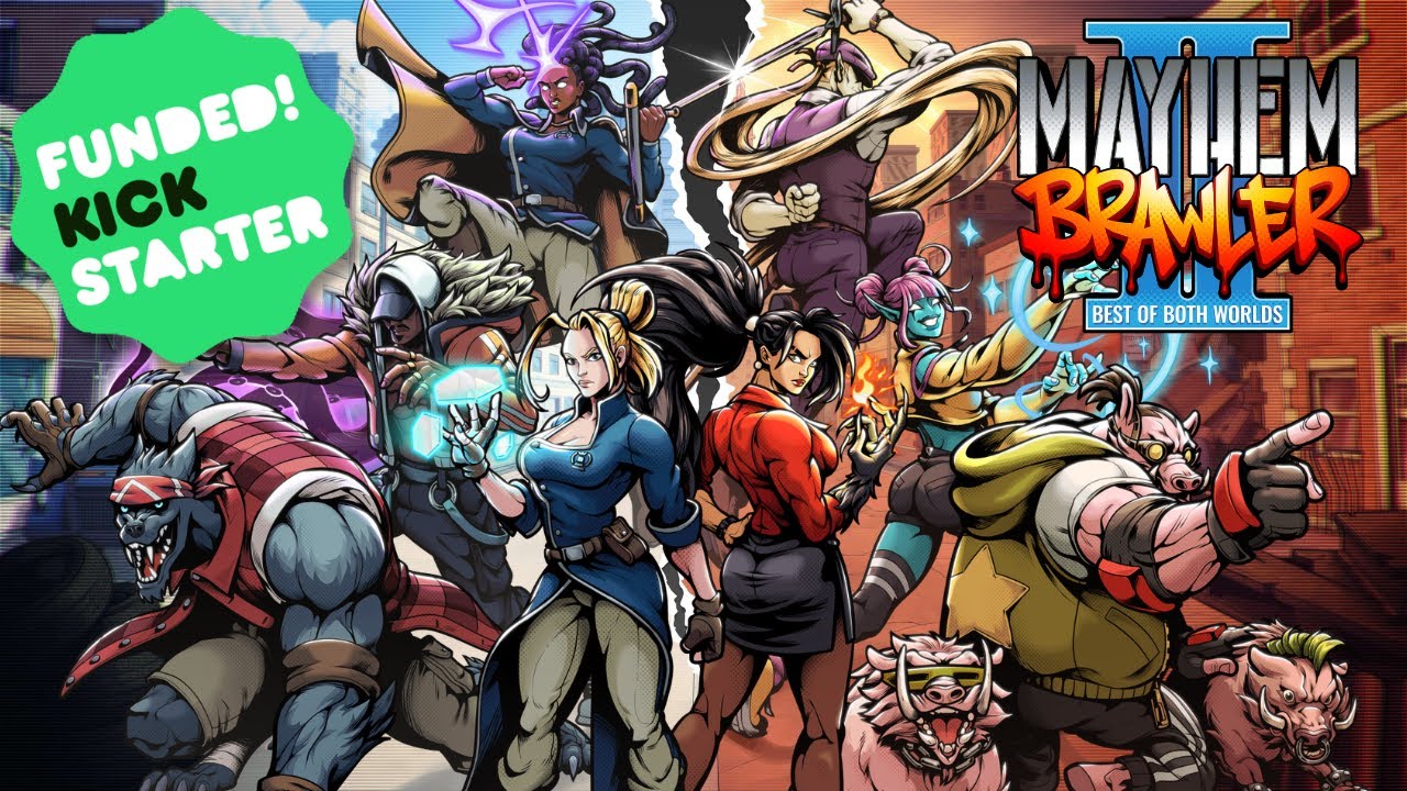 Mayhem Brawler II - Kickstarter Funded! (Brawlers Alley) - YouTube