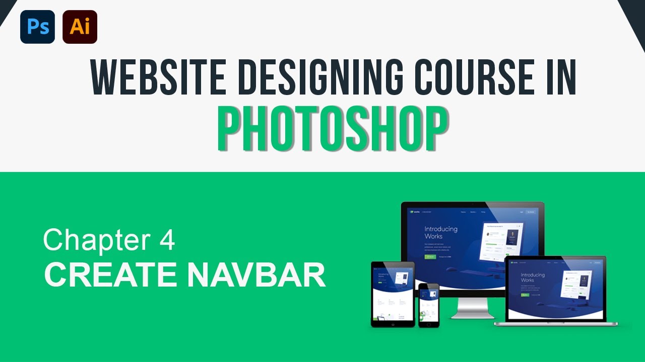 Web Designing Full Course | How to Create Navbar Design - YouTube