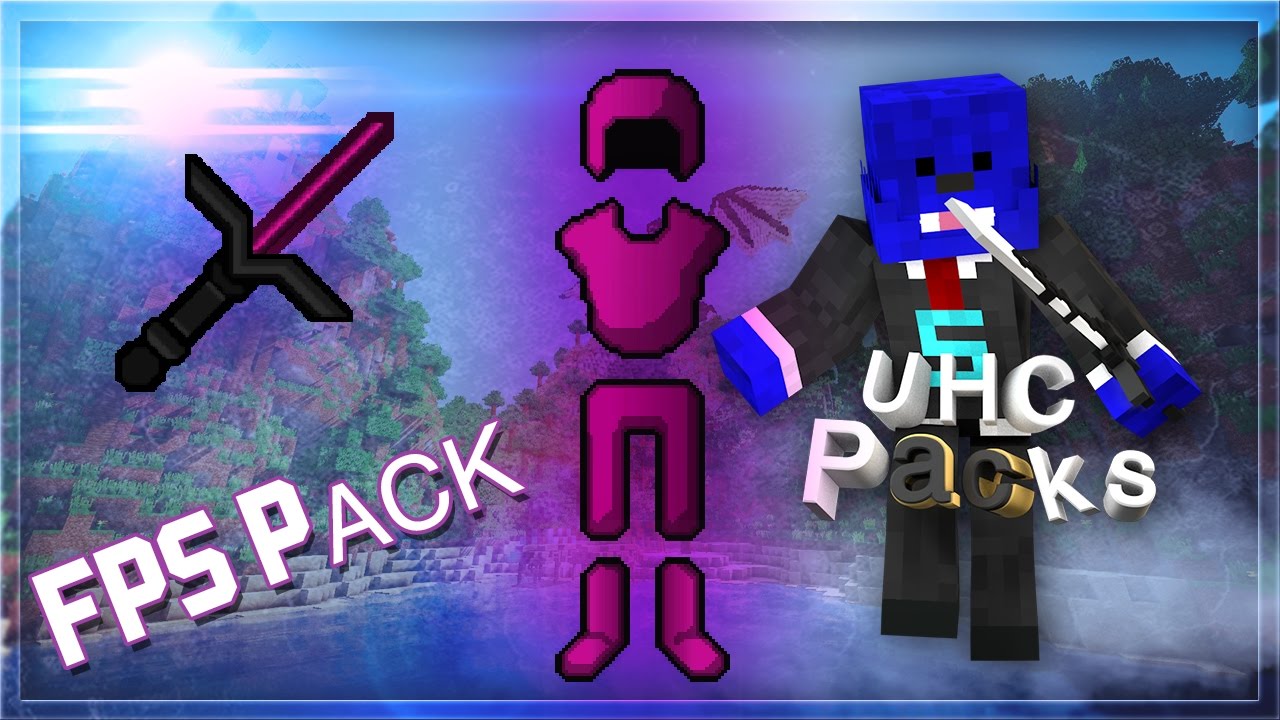 UHC ResourcePack - ZickZack v7 Pink [1.7] [PVP] [FPS] - YouTube