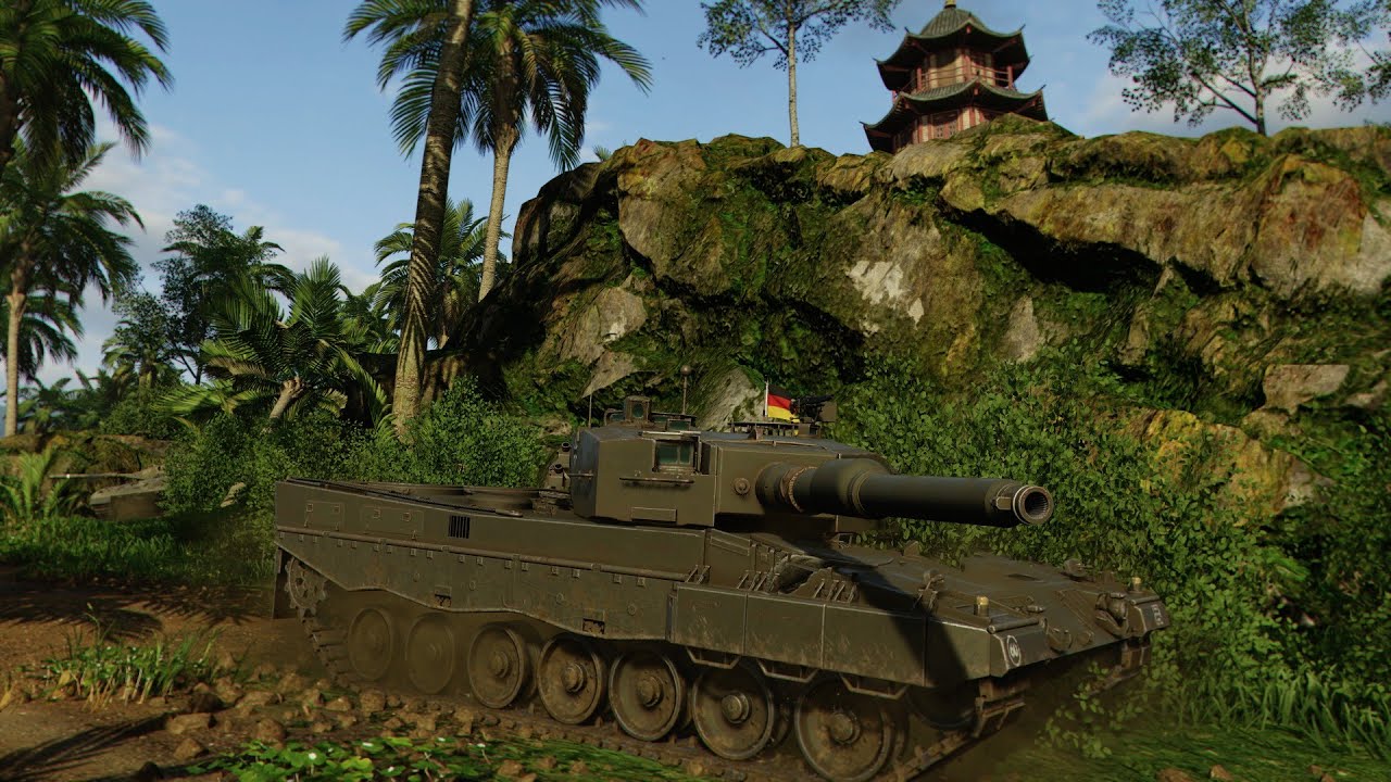 World of Tanks || Leopard 2 on Pearl River - Solo Gameplay - YouTube