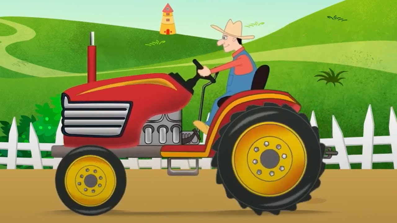 Traktor Videos zu Lernfahrzeugen und mehr Cartoons für Kinder - YouTube