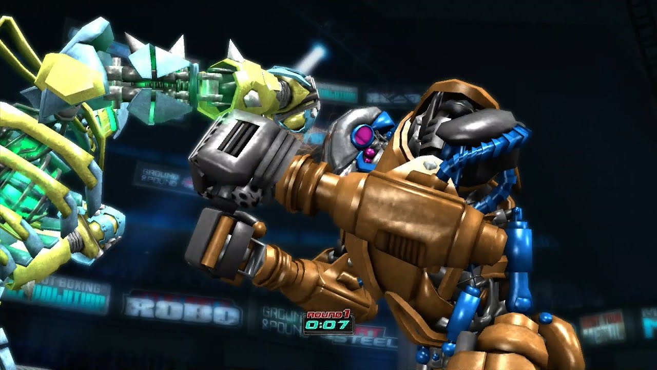 REAL STEEL THE VIDEO GAME [XBOX360/PS3] - HYLAS vs ZEUS - YouTube