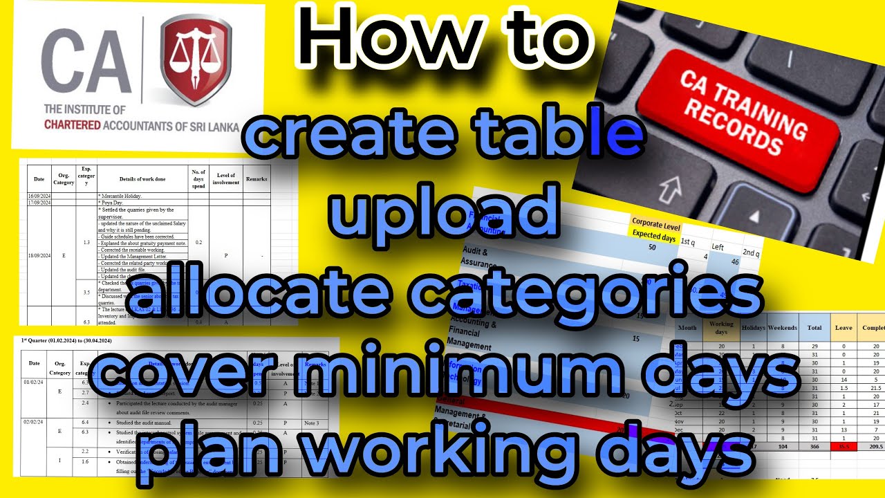 Chartered Training Records; Upload & Plan made easy/ICASL - YouTube