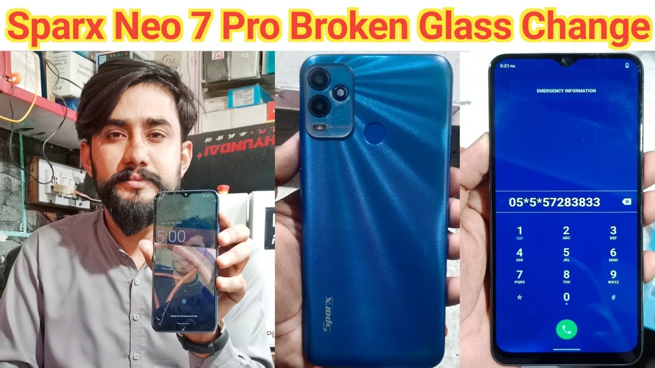 Sparx Neo 7 Pro Touch glass change || Sparx Neo 7 Pro Disassembly By ...