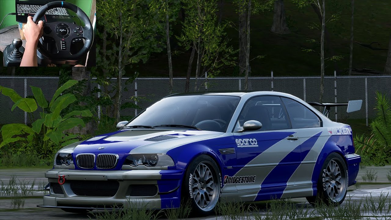 BMW M3 GTR Razor V8 Pure Sound Forza Horizon 5 || Stering Wheel Pxn V9 ...