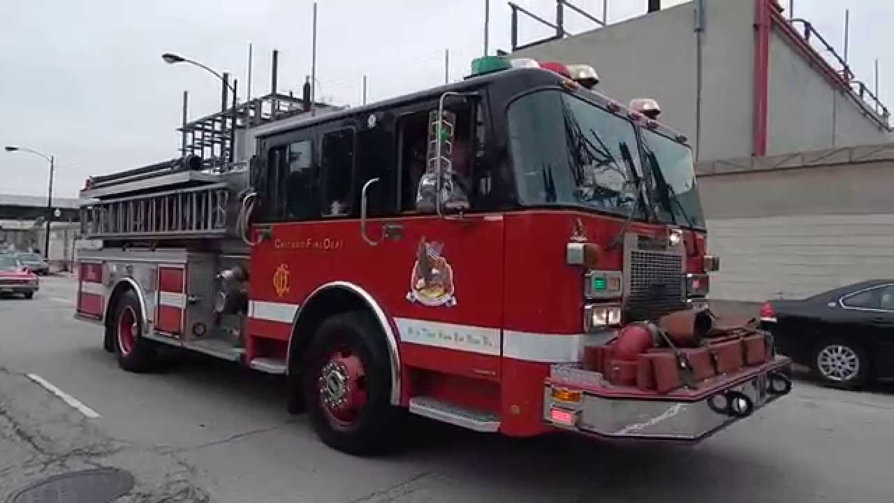 2015 Chicago Fire Muster Lights and Sirens Parade - YouTube
