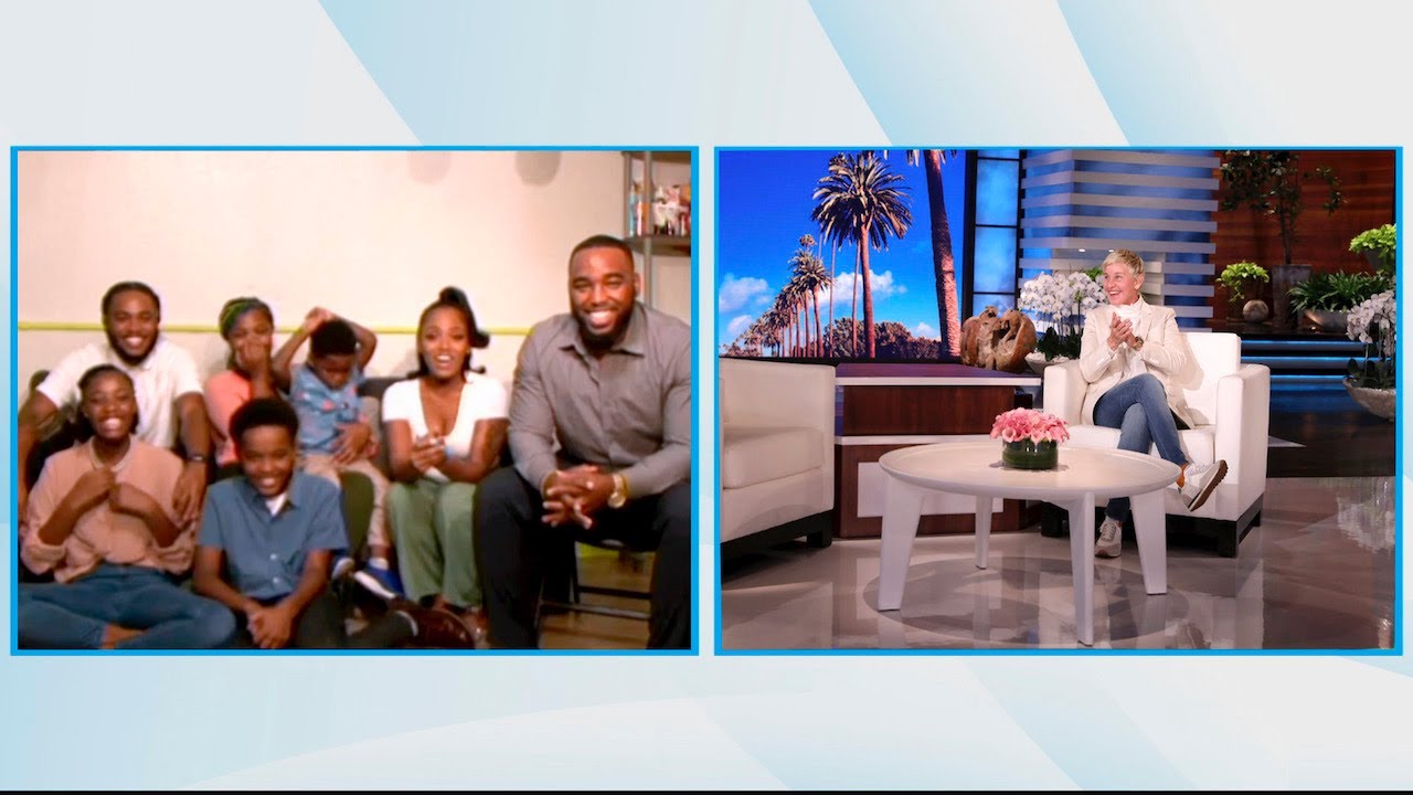Ellen Meets Incredible Man Raising His Six Siblings Youtube 1755