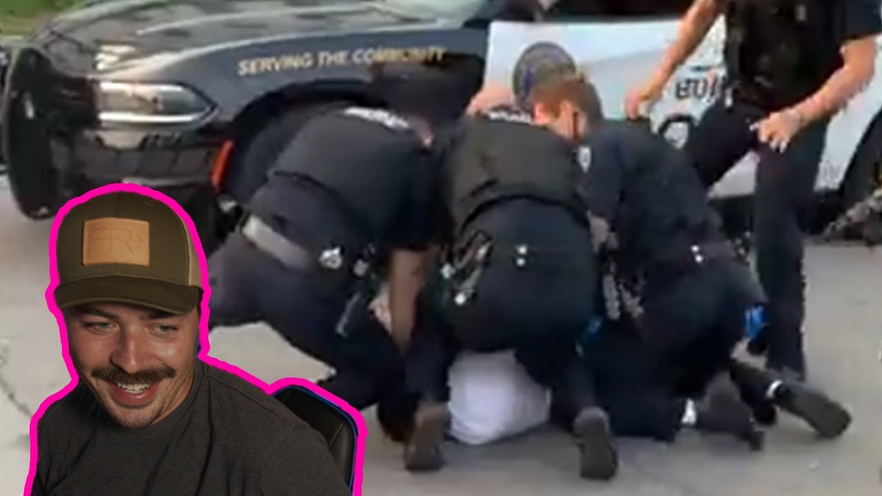 Angry Cop Hip Bumps Guy Into Space! - YouTube