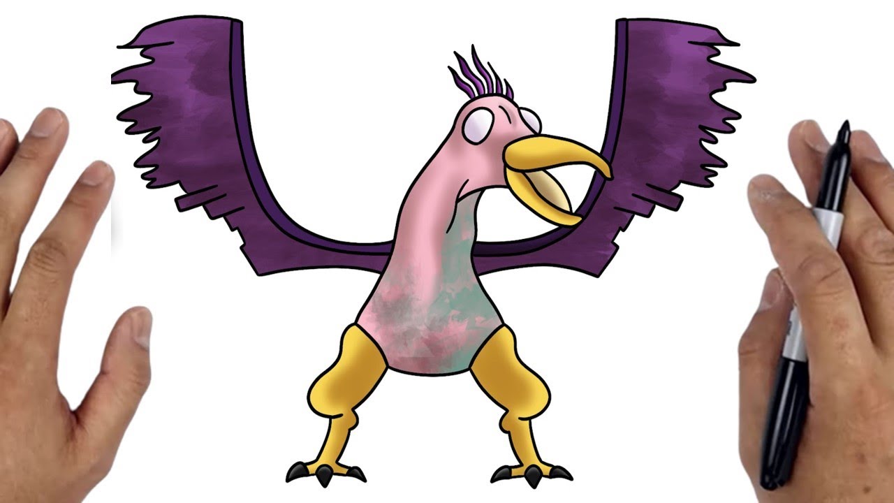 Mutant Monster Opila Bird how to draw cute drawing #MutantMonster # ...