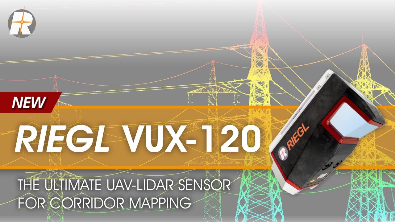 RIEGL VUX-120: The Ultimate UAV LiDAR Sensor for Corridor Mapping - YouTube