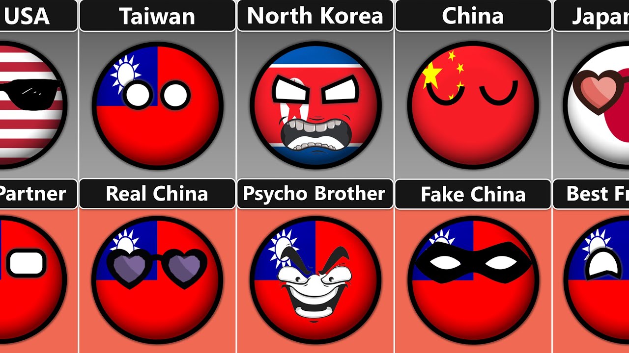 Taiwan's Relationship [Countryballs] - YouTube