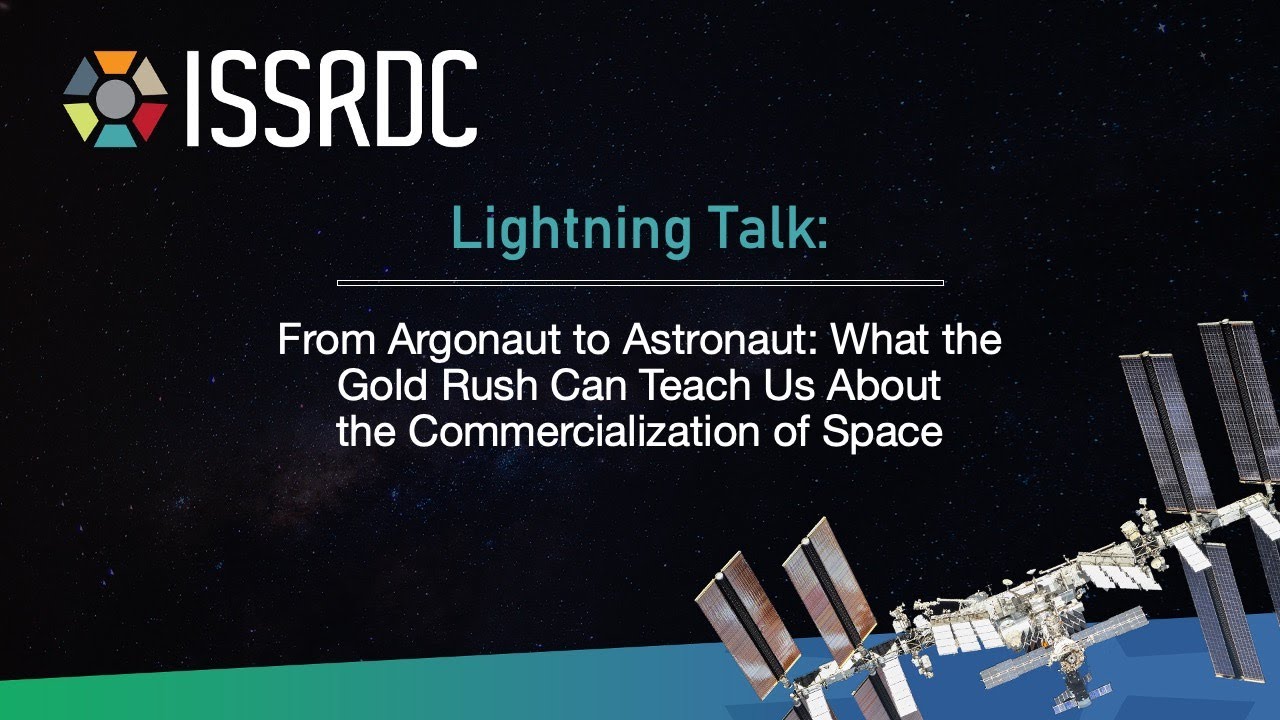 ISSRDC Day1 Lightning Talk - From Argonaut to Astronaut - YouTube