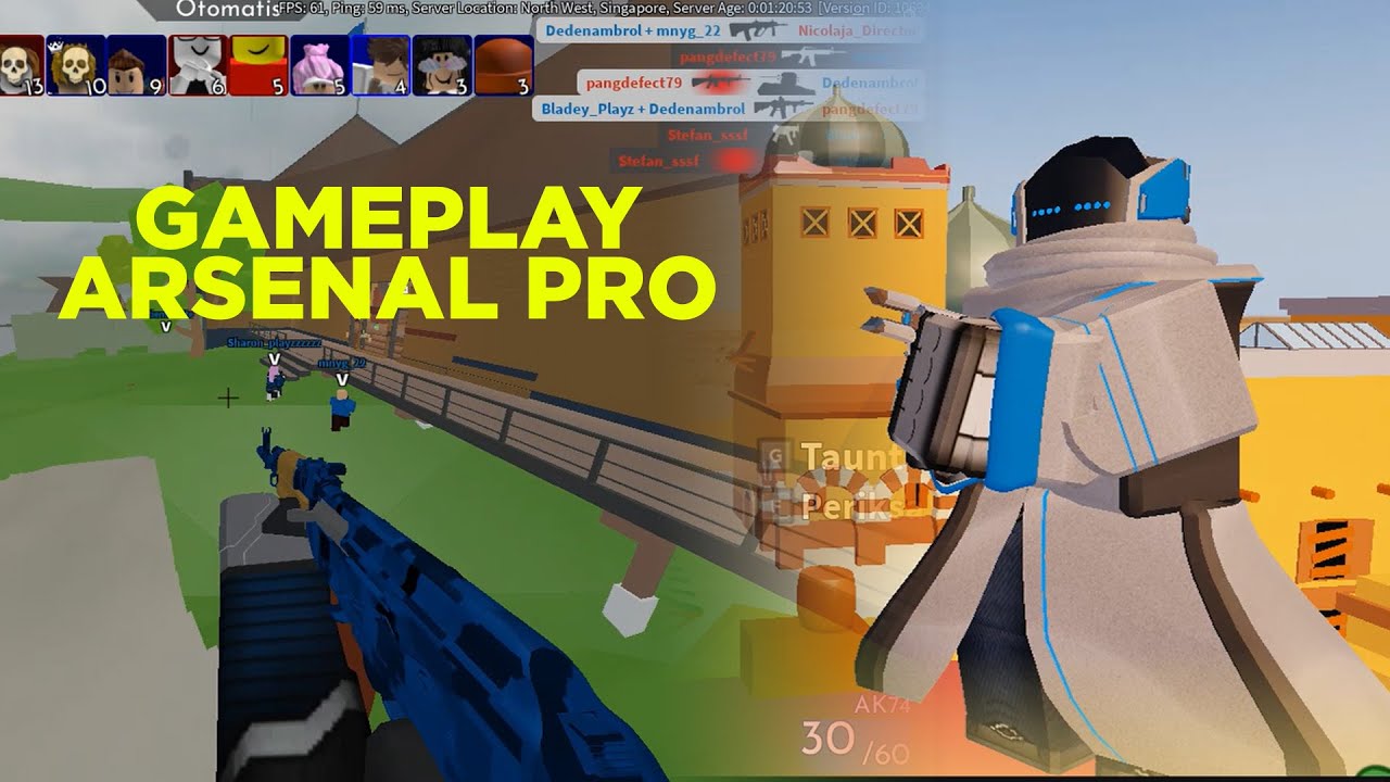 Roblox Arsenal Pro (Gameplay) #arsenal #roblox - YouTube