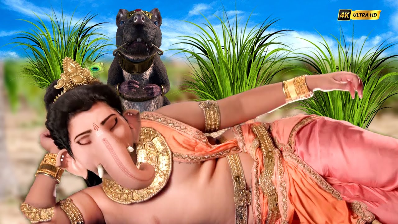 जब मूषकराज गणपति जी के लिए लेकर आए खूब सारी दूर्वा | Vighnaharta Ganesh 2025 | @devimaa3728 # ...