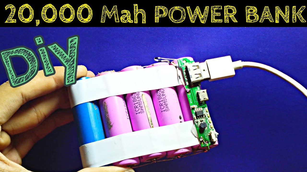 How to make Power bank at Home | DIY Power Bank | Homemade Power Bank ...