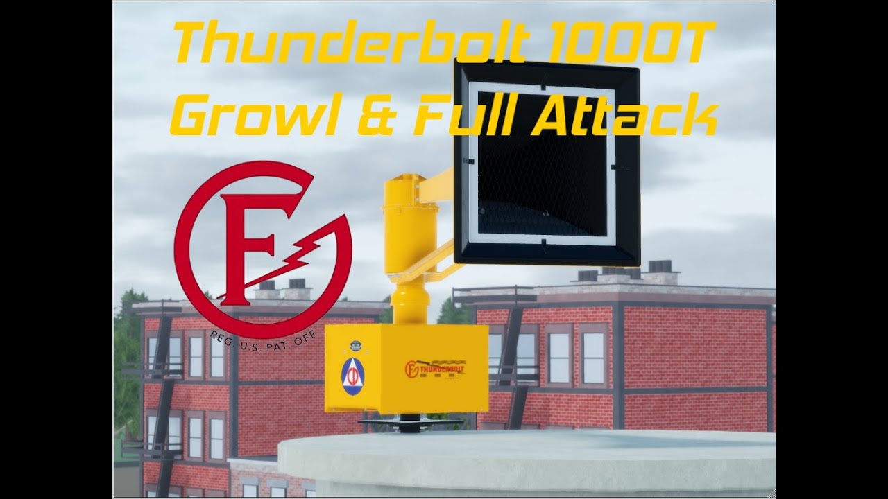 4/5 Federal Sign & Signal Thunderbolt 1000AT | Growl & Full Wail ...