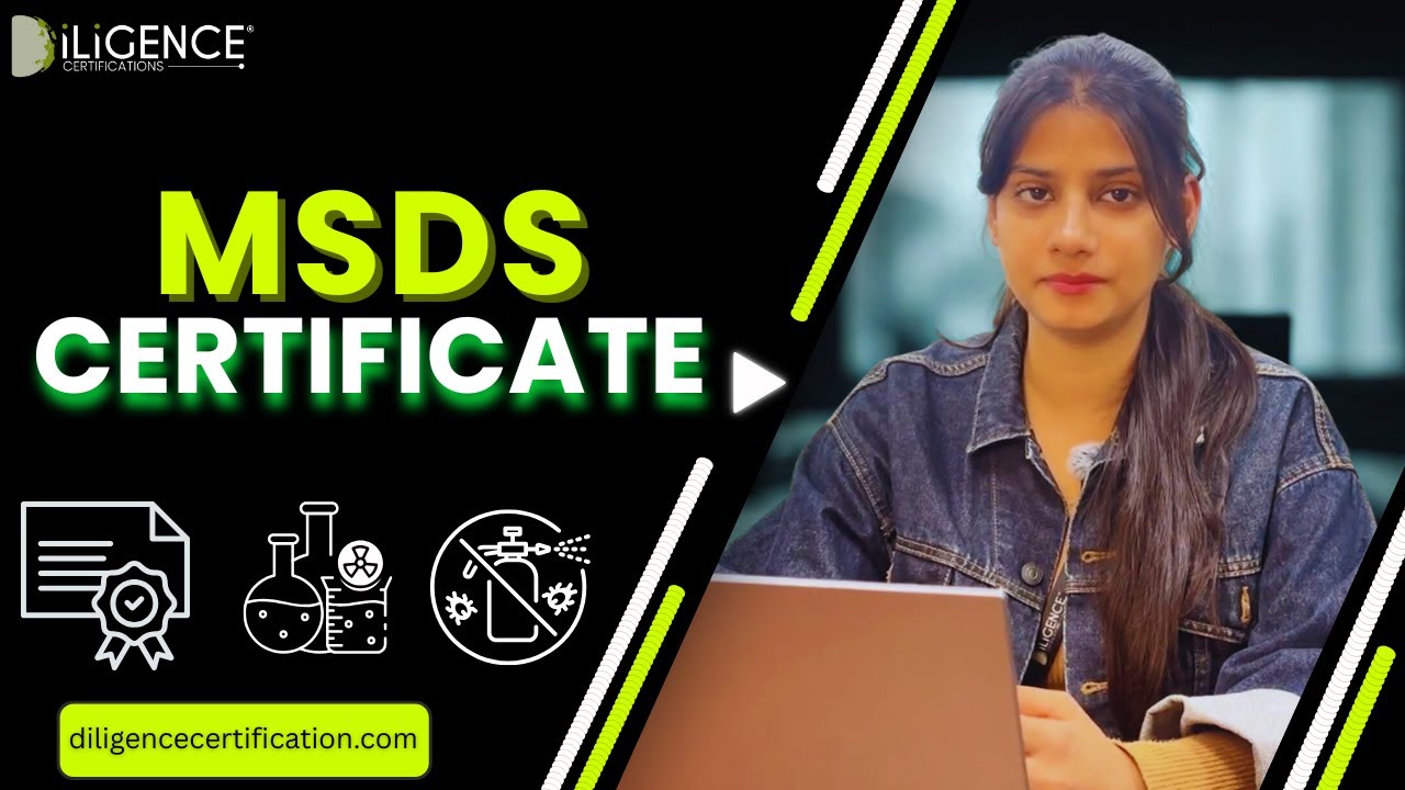 How to Get MSDS Certificate | Complete Guide for Manufacturers ...