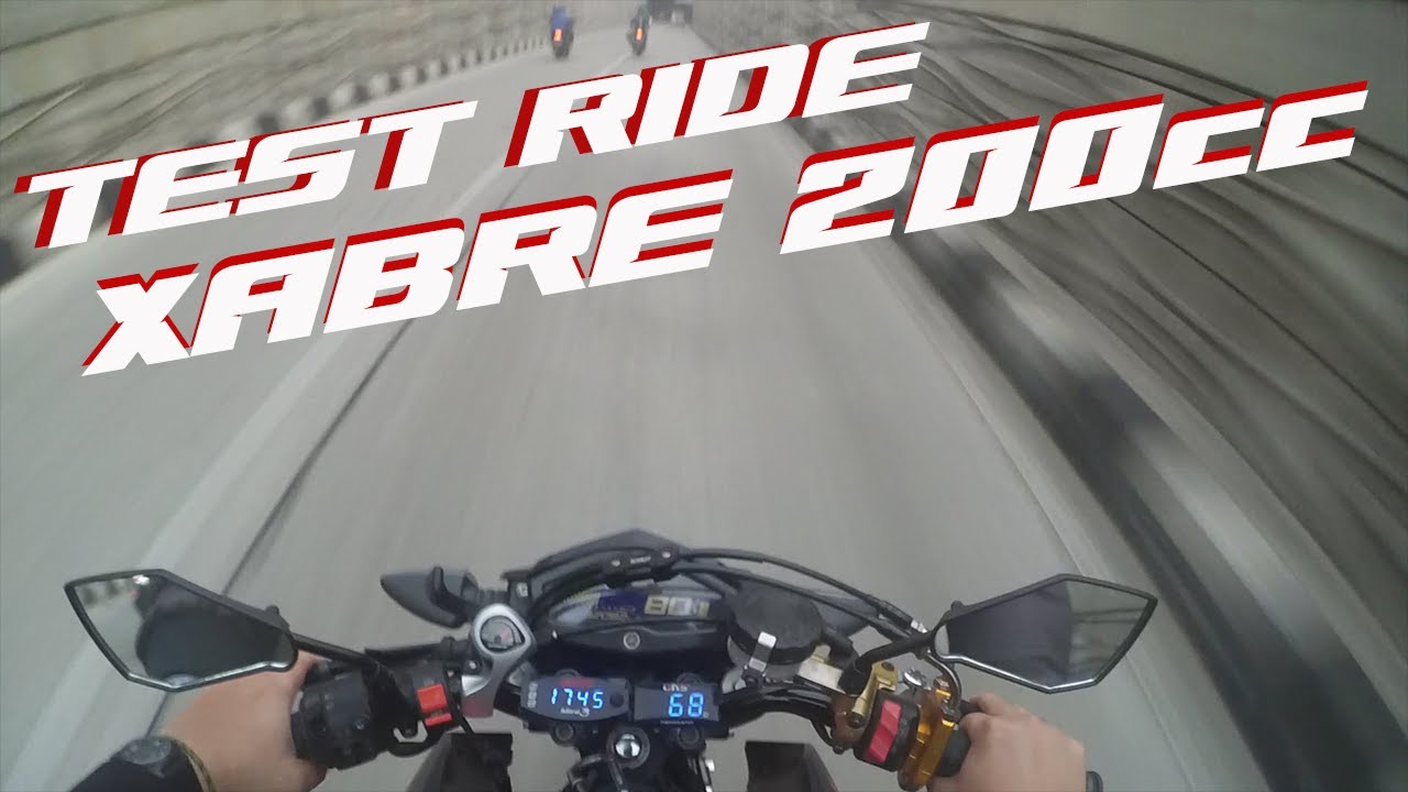 Test Ride | Yamaha Xabre Bore Up + Stroke Up, 200 cc!!! - YouTube