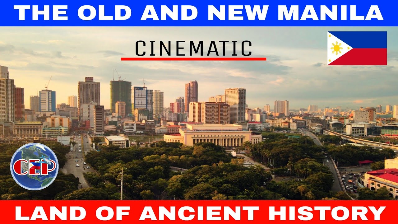 The Old and New Manila | Land of Ancient History | Aerial Shot ...