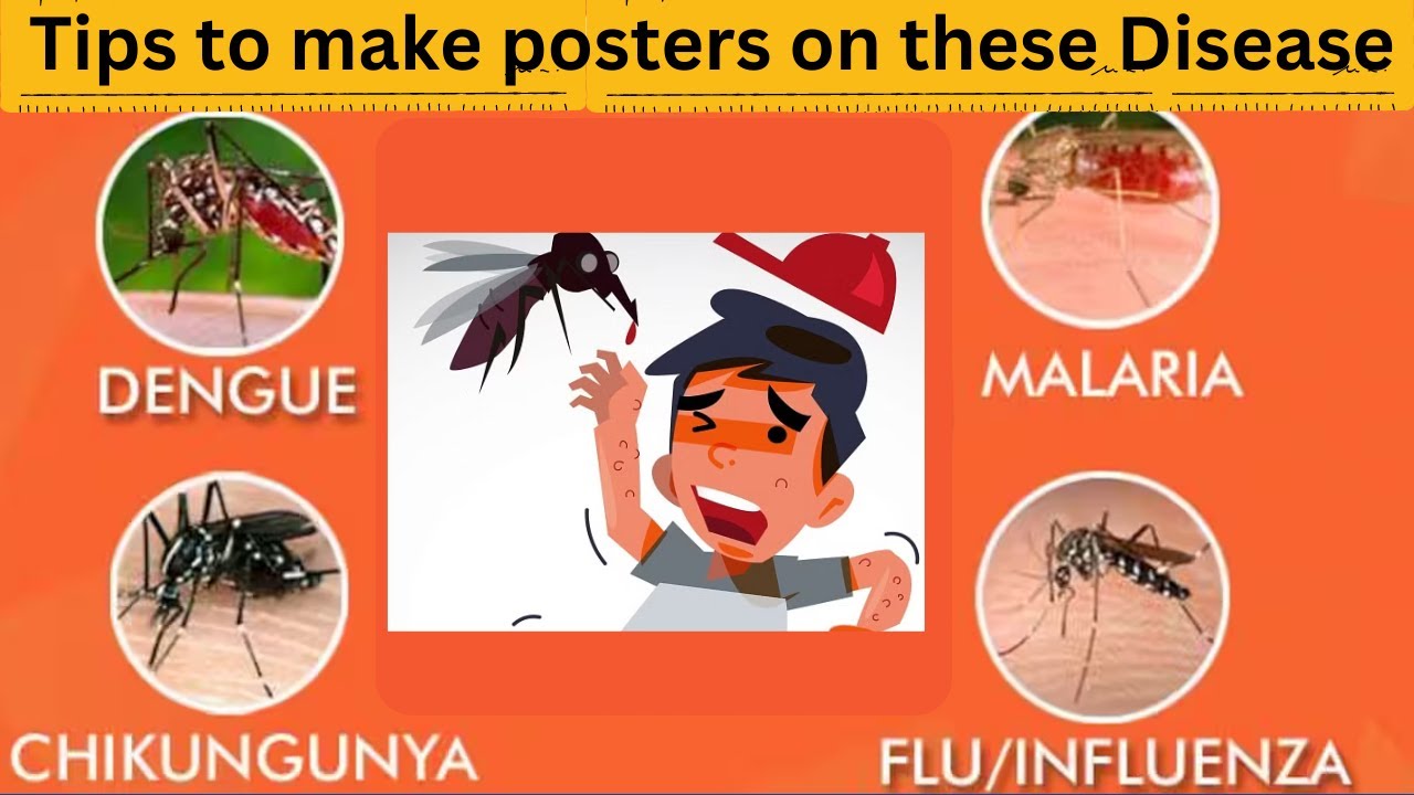 Tips to make posters | Malaria | Chikungunya | Dengue | MCD Awareness ...