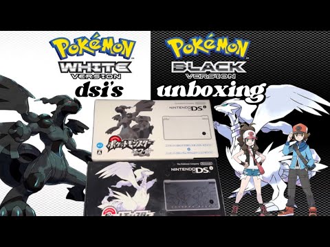 unboxing the pokemon black and pokemon white dsi's from 2010 in 2023 ...