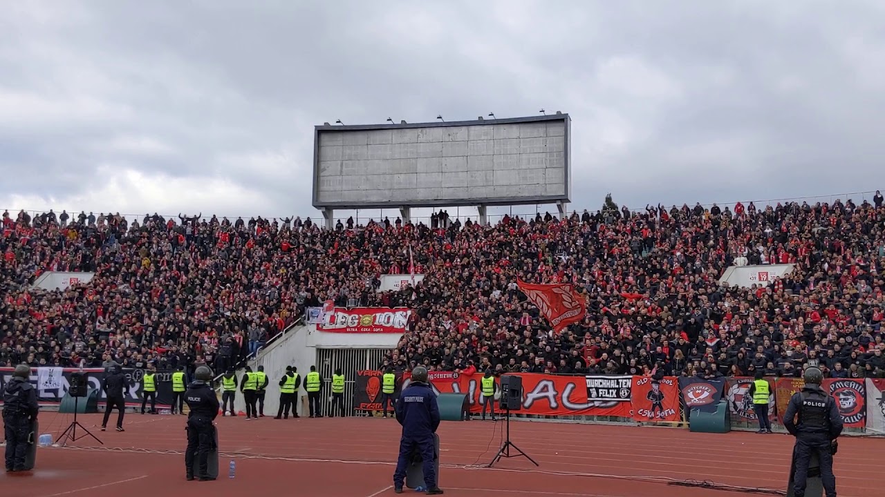 2020.02.15 Levski Sofia - CSKA Sofia chant from CSKA Sofia fans - YouTube