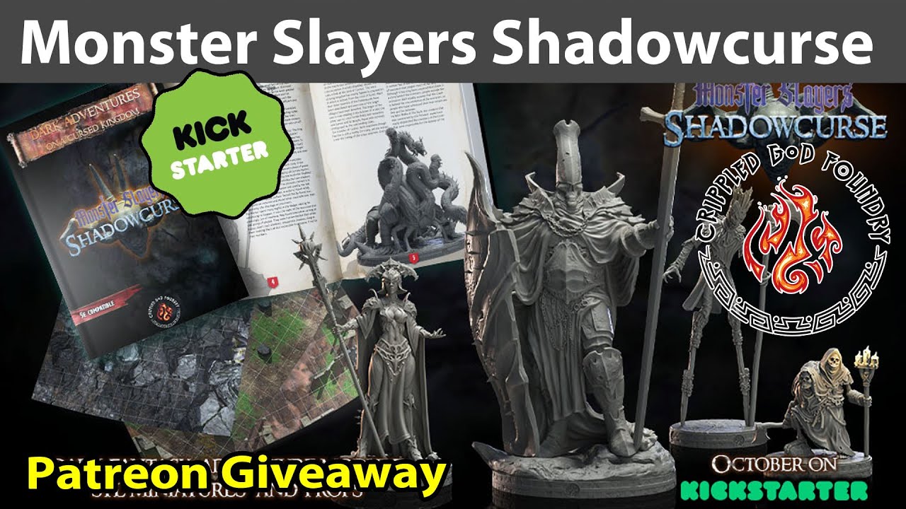 Monster Slayers Shadowcurse Kickstarter from Crippled God Foundry - YouTube