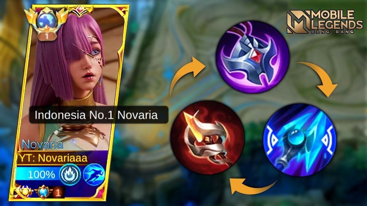NOVARIA ONE SHOT BUILD & EMBLEM | TOP 1 GLOBAL NOVARIA RECOMMENDED ...