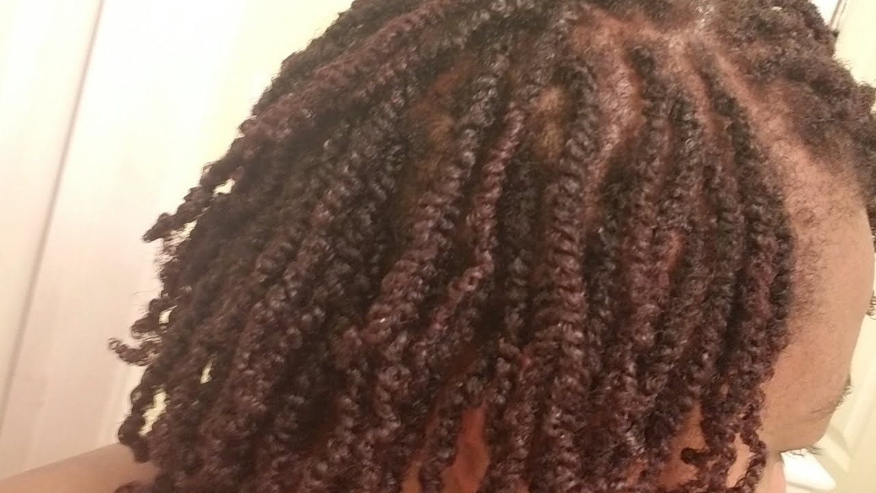 Locs Two Strand Twist Method - YouTube