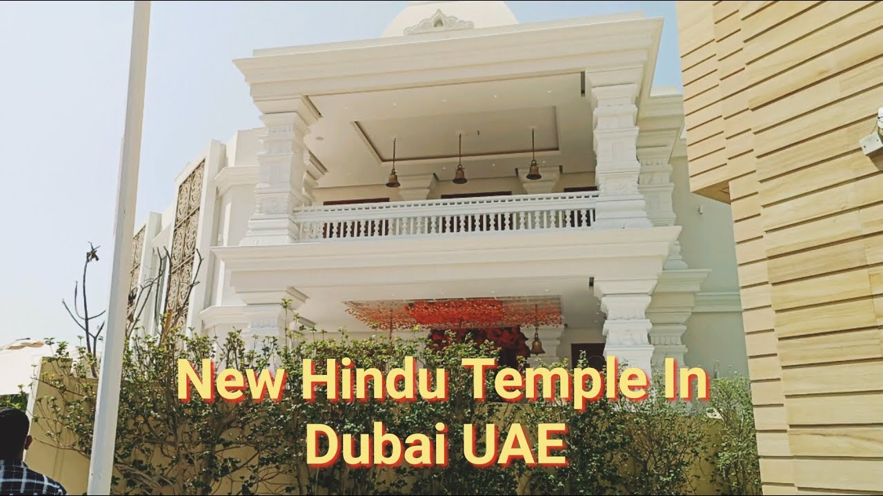 New Hindu Temple In Dubai UAE 2022 Part1 Metro Route(From ADCB Metro ...
