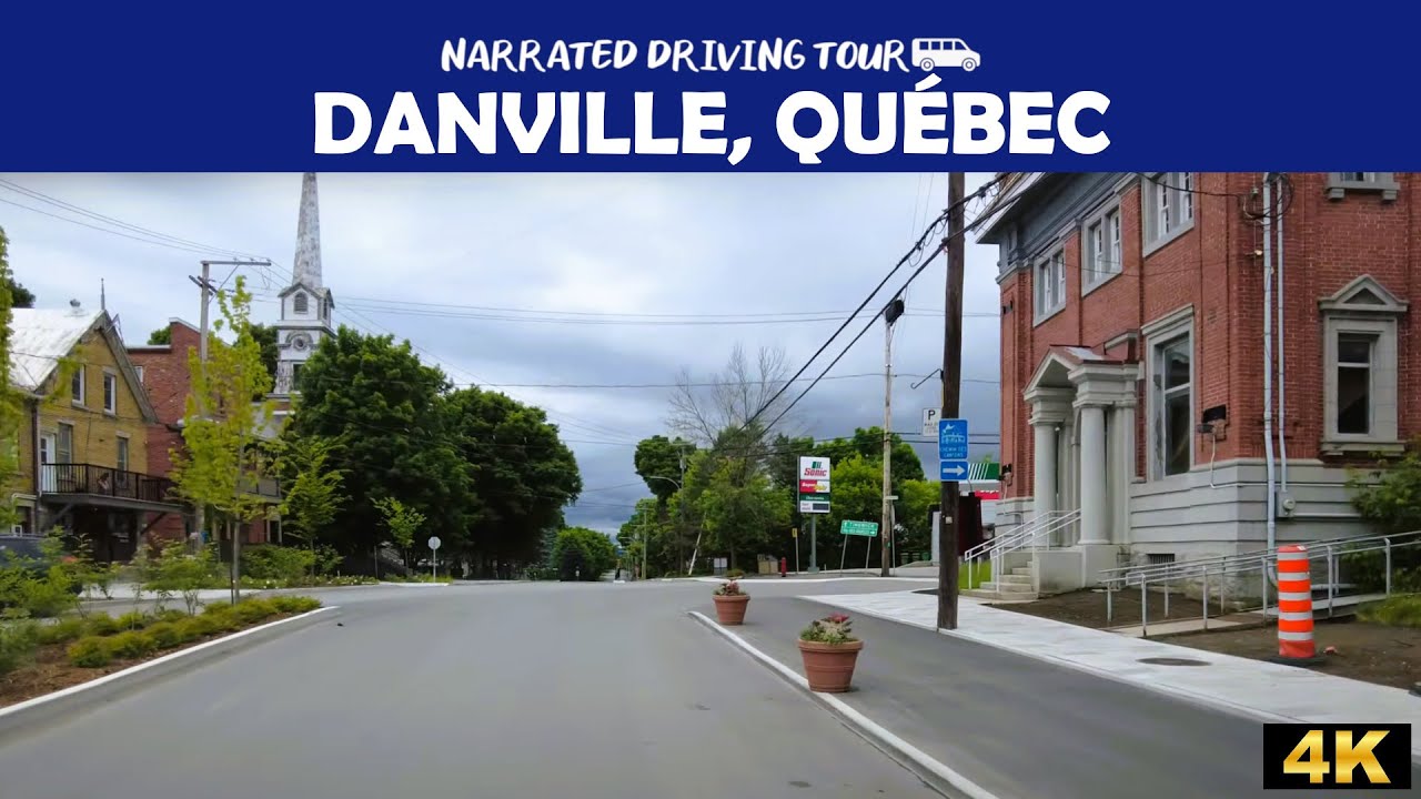🚗 Danville, Québec 🇨🇦 ⚜️ 4K Drive - YouTube